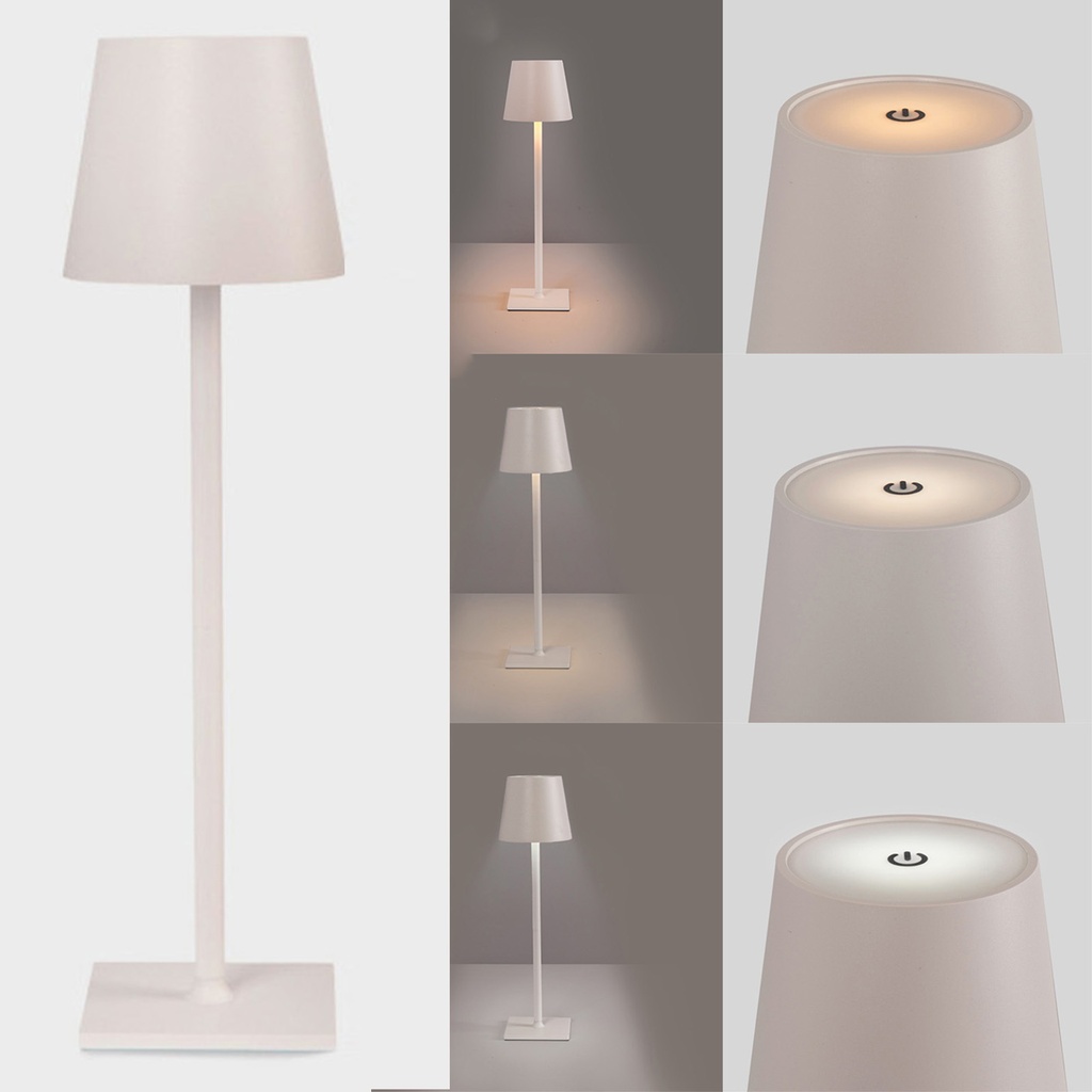 Lámpara de mesa portátil LED CCT IP44 "TEKA" - 1,5W - Táctil ...